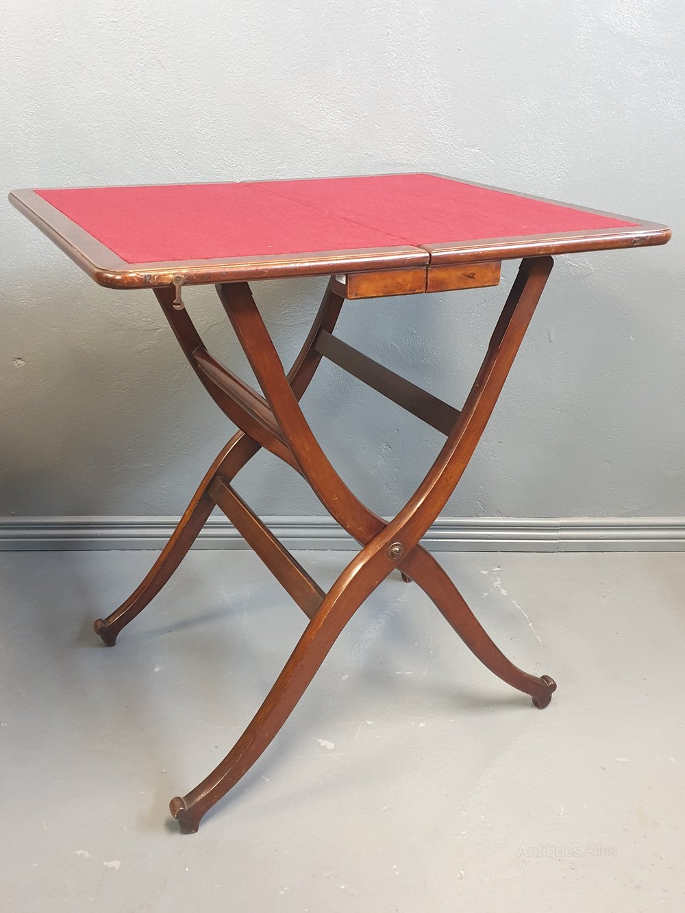 Mahogany Folding Coaching / Card Table C1890 as619a519 / R 32 ...