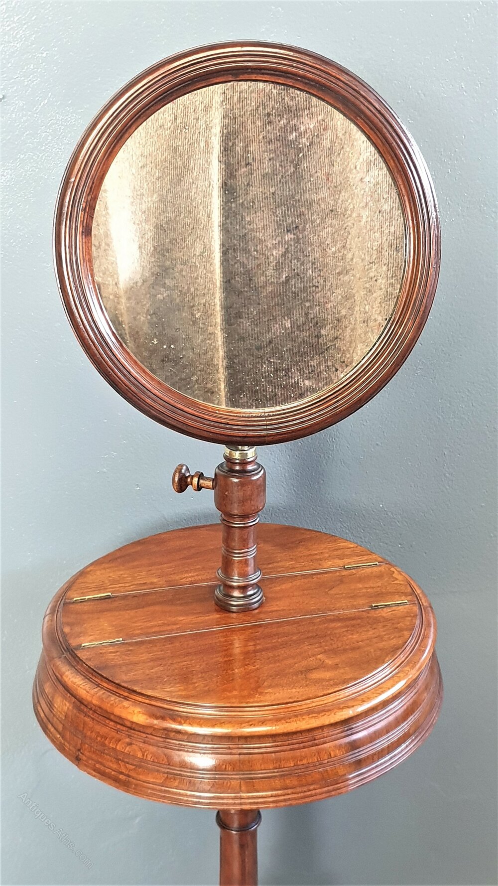VICTORIAN MAHOGANY SHAVING STAND - Antiques Atlas