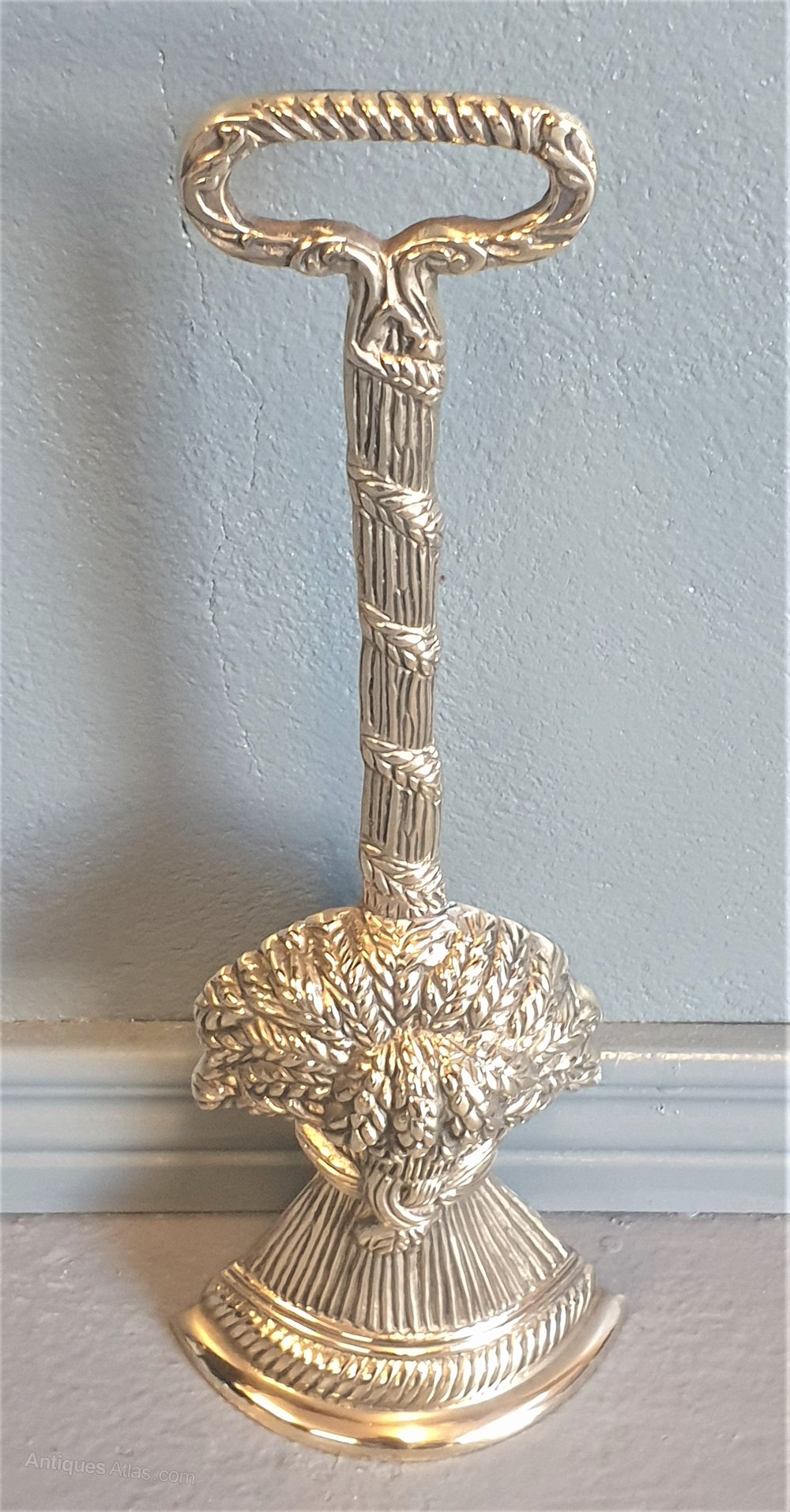 Antiques Atlas - Victorian Brass Door Stop as619a618 / R 425