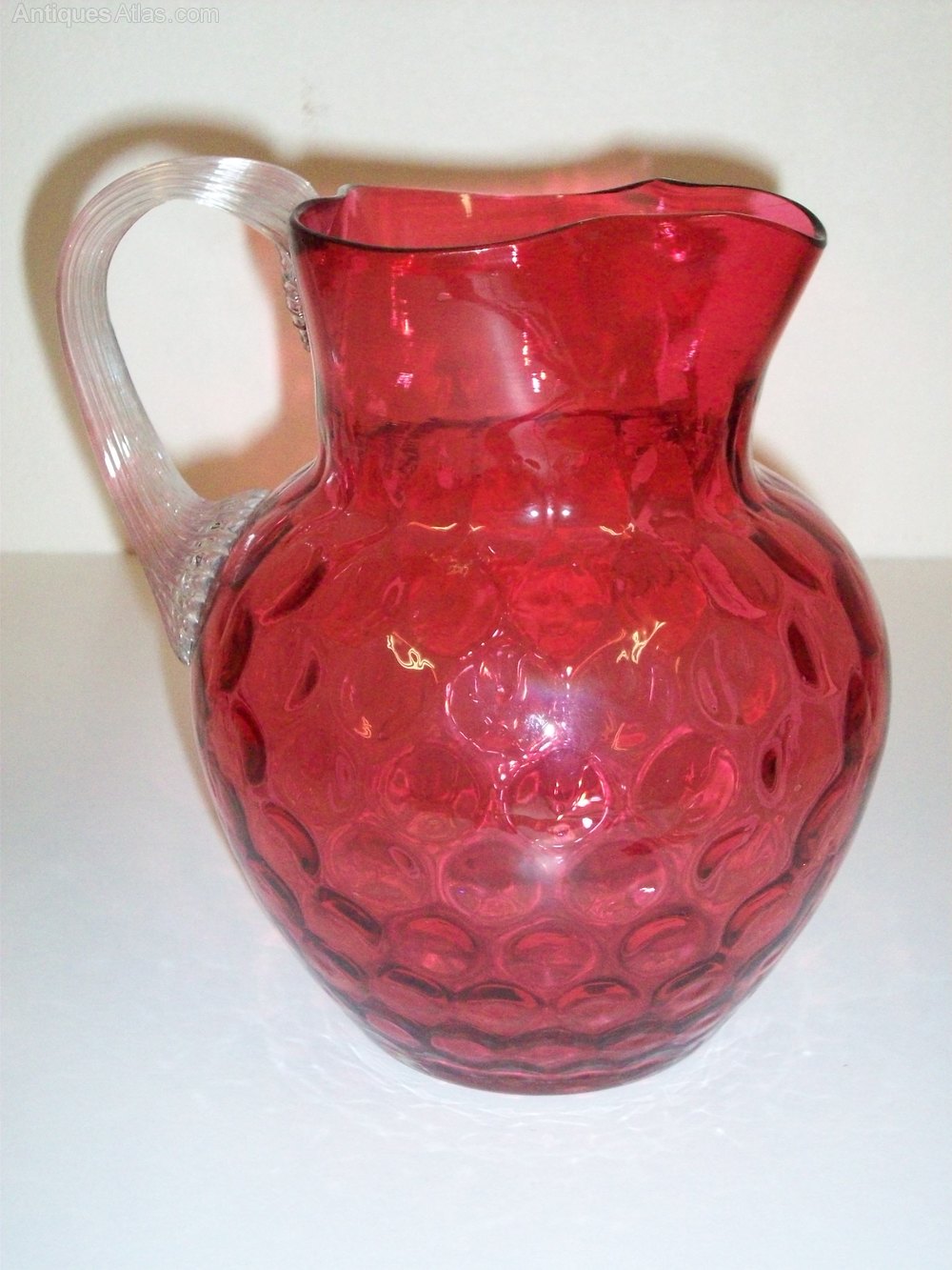 Antiques Atlas - Victorian Ruby Glass Jug