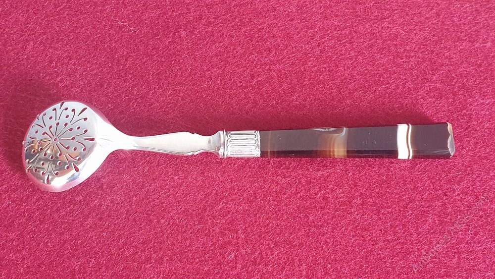 Antiques Atlas - Victorian Silver Sugar Sifting Spoon C 1872