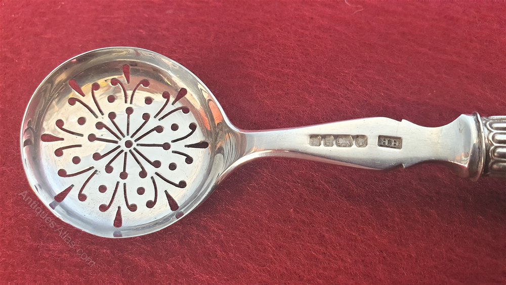 Antiques Atlas - Victorian Silver Sugar Sifting Spoon C 1872