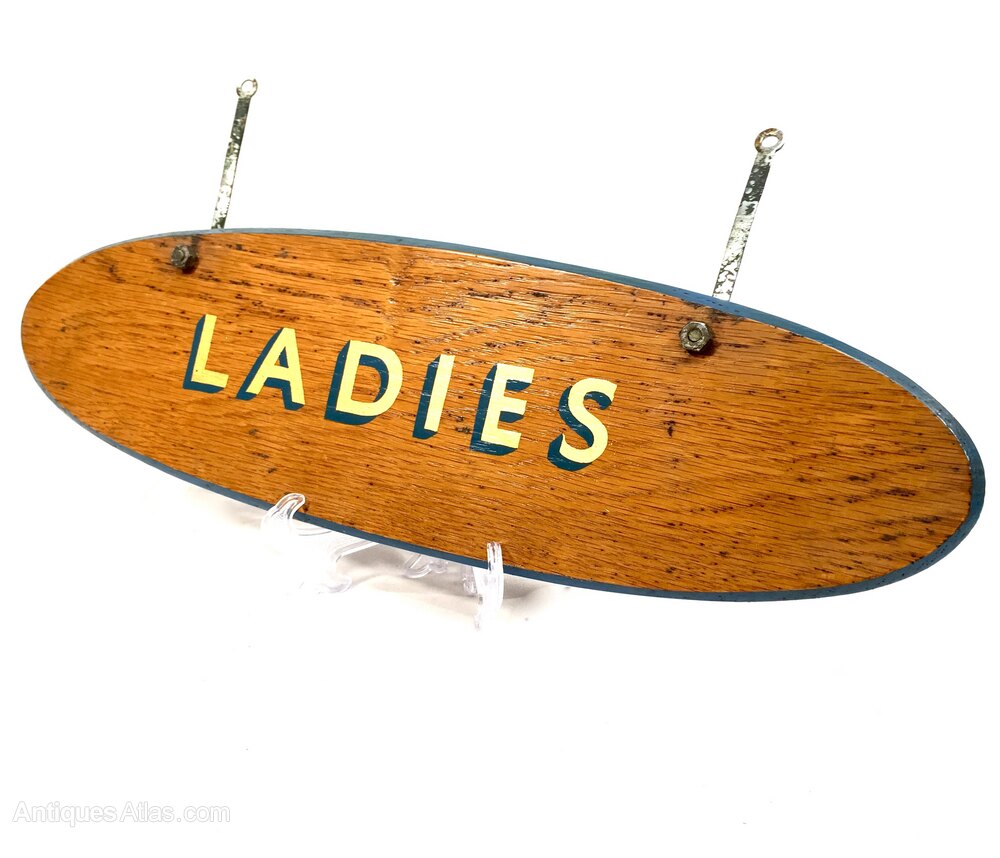 Antiques Atlas - Art Deco Ladies & Gents Signs Double Sided C1920 ...