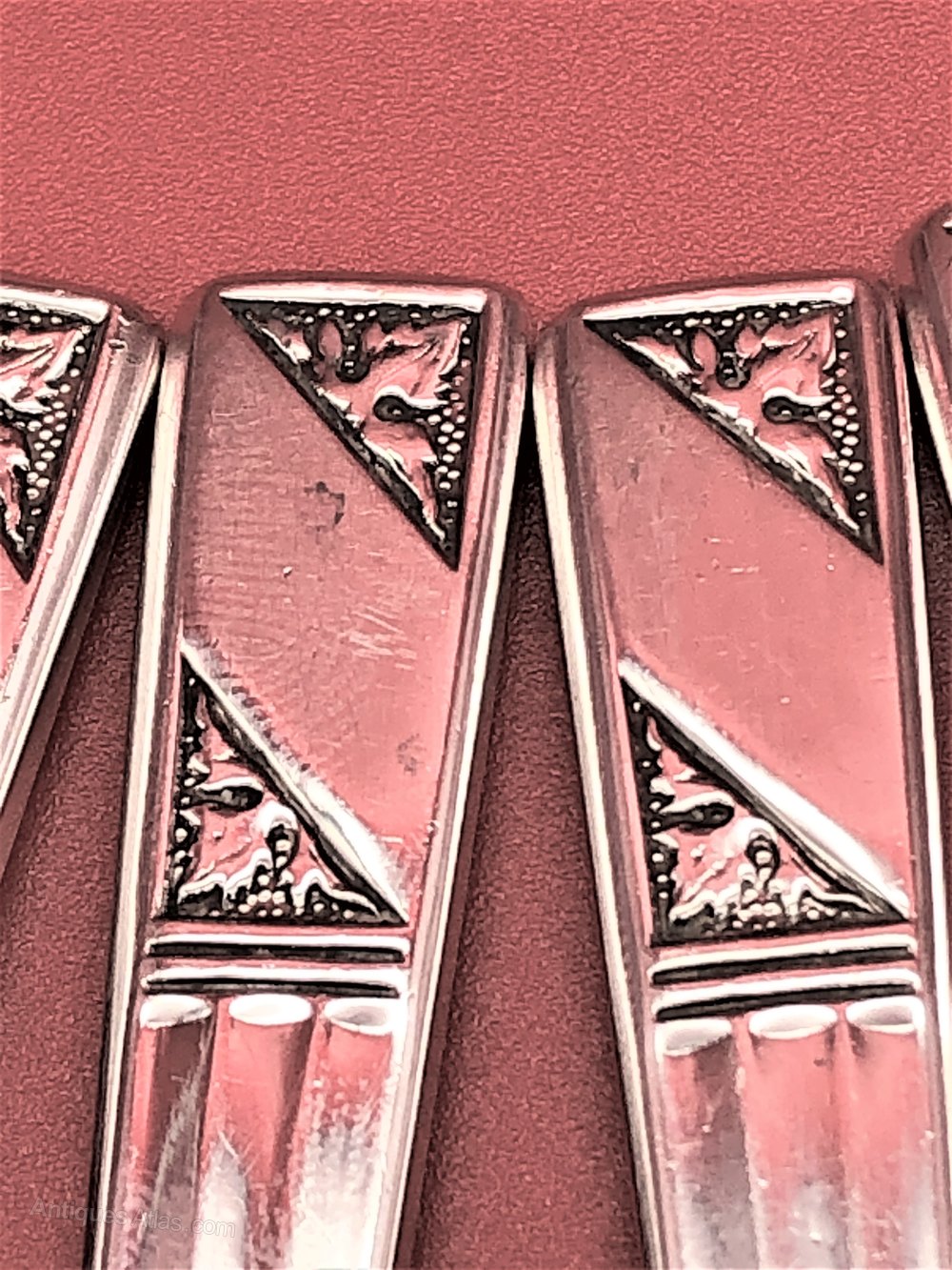 Antiques Atlas - 6 X Vintage Silver Cake Forks, Viner's Ltd, 1965 ...