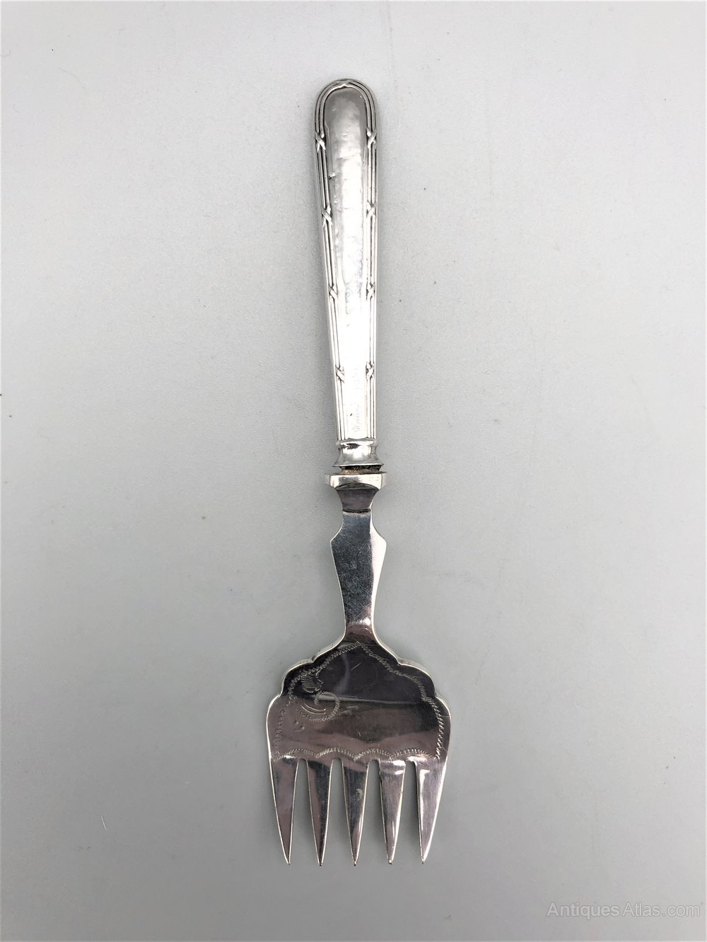 Antiques Atlas - George V Silver Handled Muffin Fork, 1932