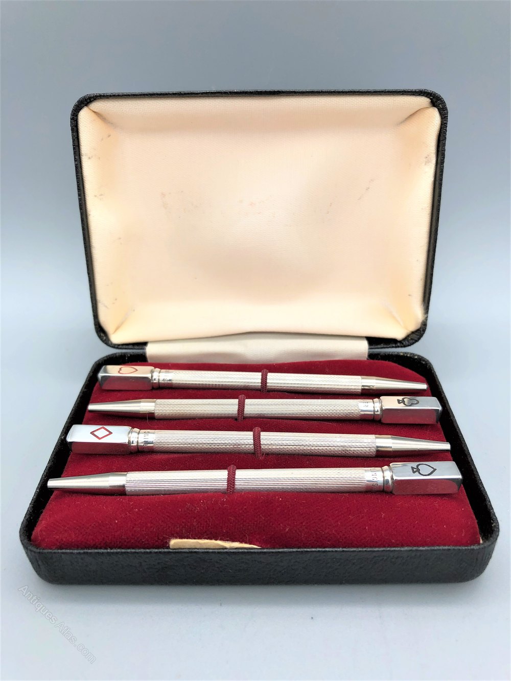 Antiques Atlas - Set Of Vintage Silver Bridge Pencils, C.1960s/70s ...