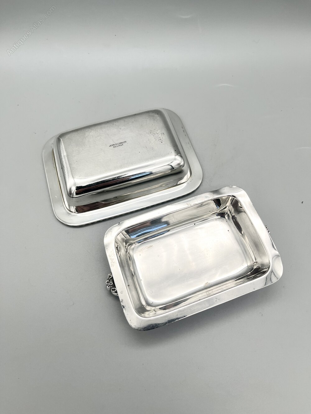 Antiques Atlas - Vintage Senior Service Silver Cigarette Box, 1961 ...