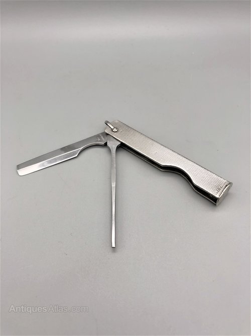 Antiques Atlas - Vintage Silver Cased 3 In 1 Pipe Tool, German 1979