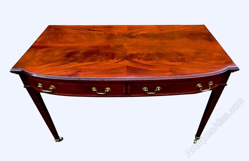 Antique Howard & Sons Writing Or Console Table - Antiques Atlas