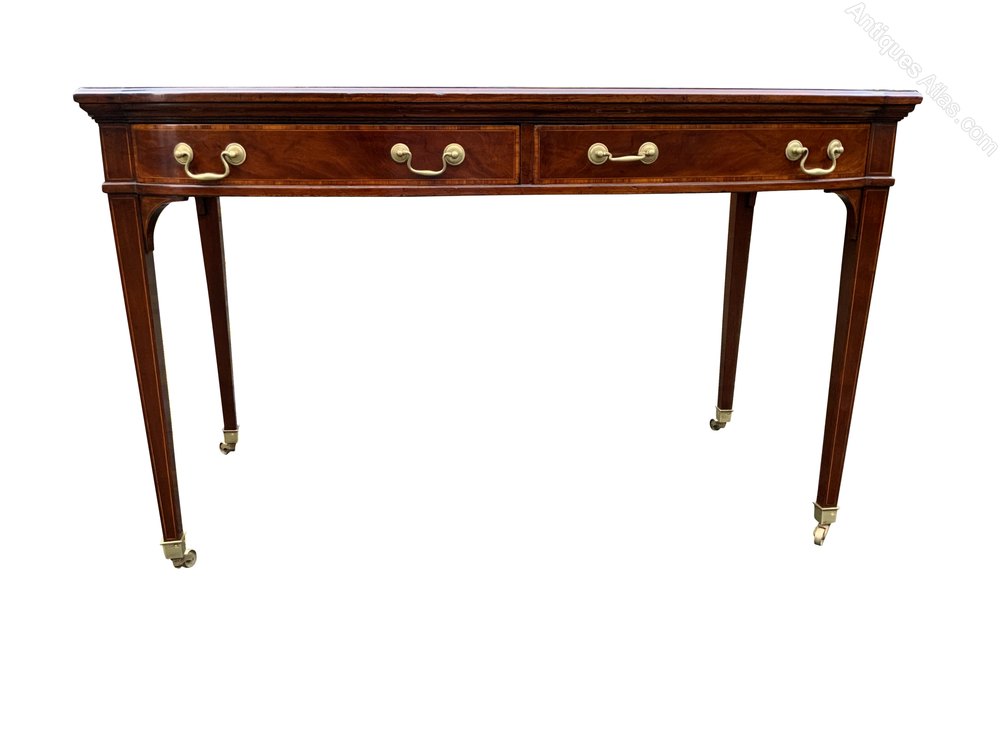 Antique Howard & Sons Writing Or Console Table - Antiques Atlas