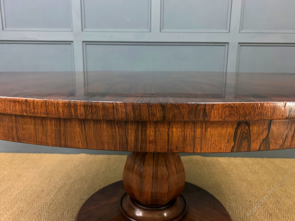 Early Victorian Rosewood Loo Table - Antiques Atlas