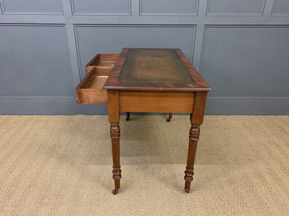 Victorian Mahogany Writing Table By Jas Shoolbred - Antiques Atlas