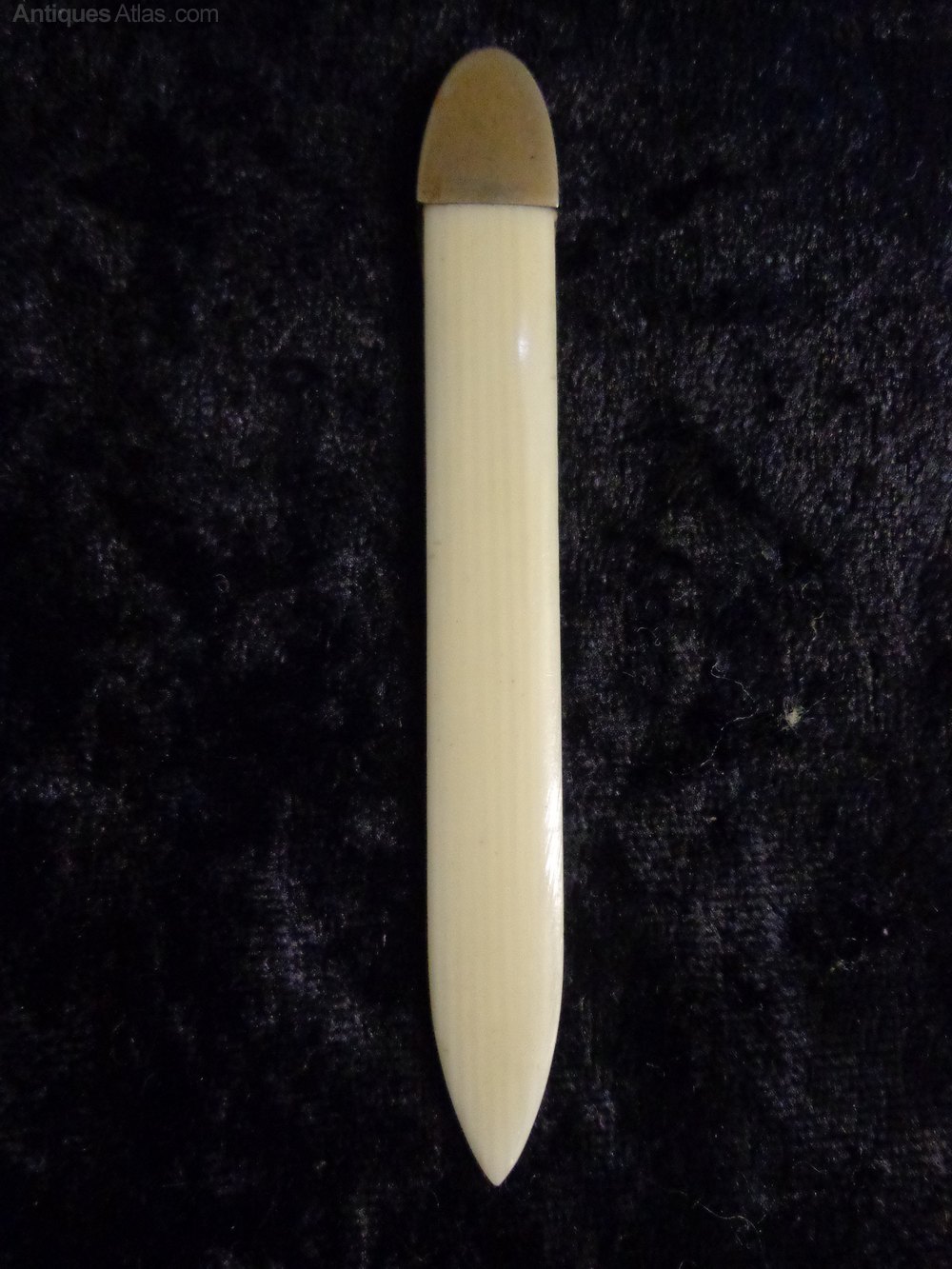 Antiques Atlas - Art Deco Ivory & Enamel Bookmark.