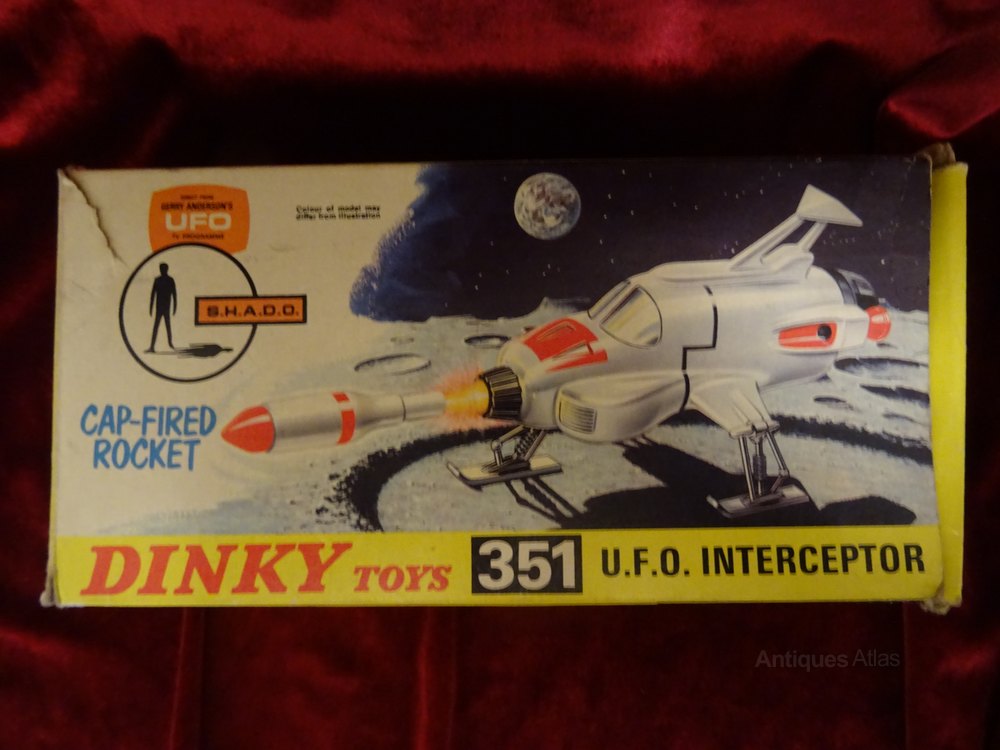 Antiques Atlas - Vintage Dinky Toys 351 U.F.O Interceptor Boxed.