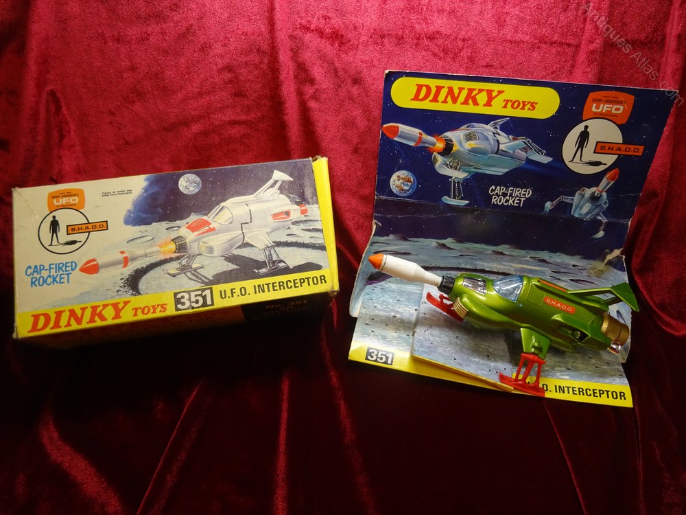 Antiques Atlas - Vintage Dinky Toys 351 U.F.O Interceptor Boxed.