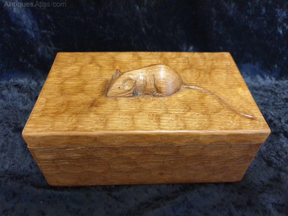 Antiques Atlas - Vintage Robert "Mouseman" Thompson Oak Box ac058a1583