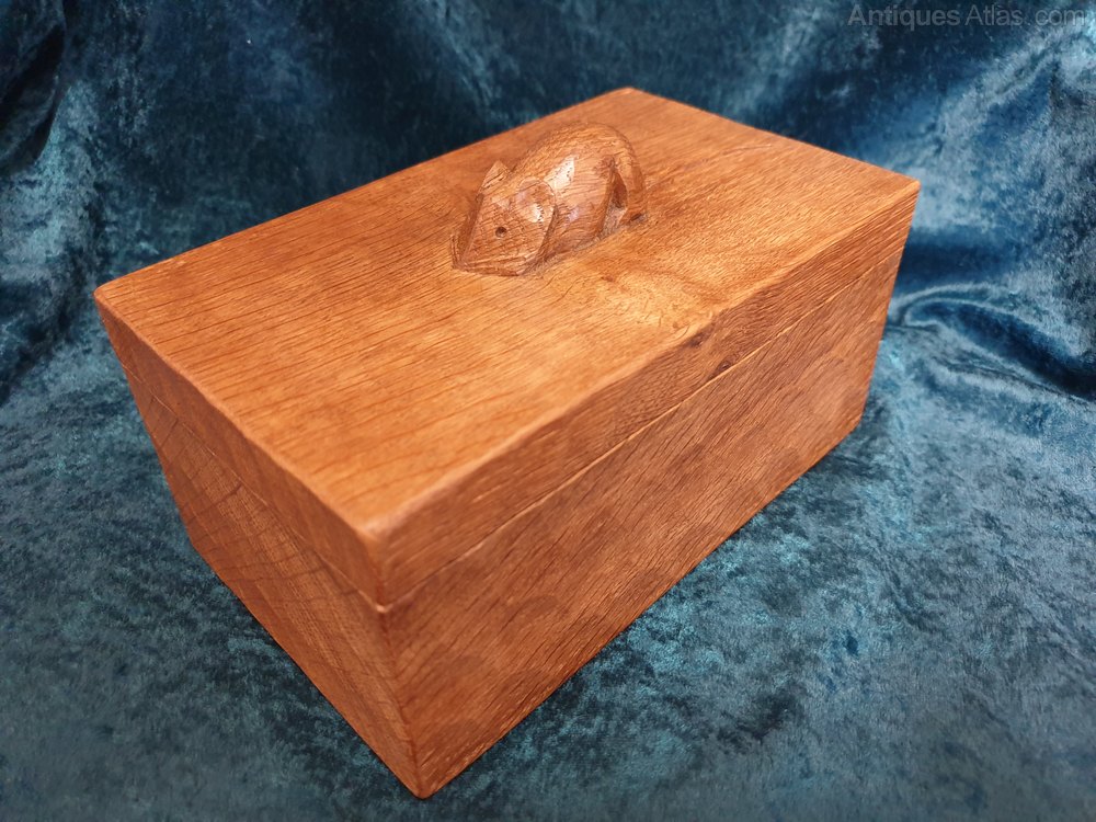 Antiques Atlas - Vintage Robert Mouseman Thompson Oak Box ac058a1801