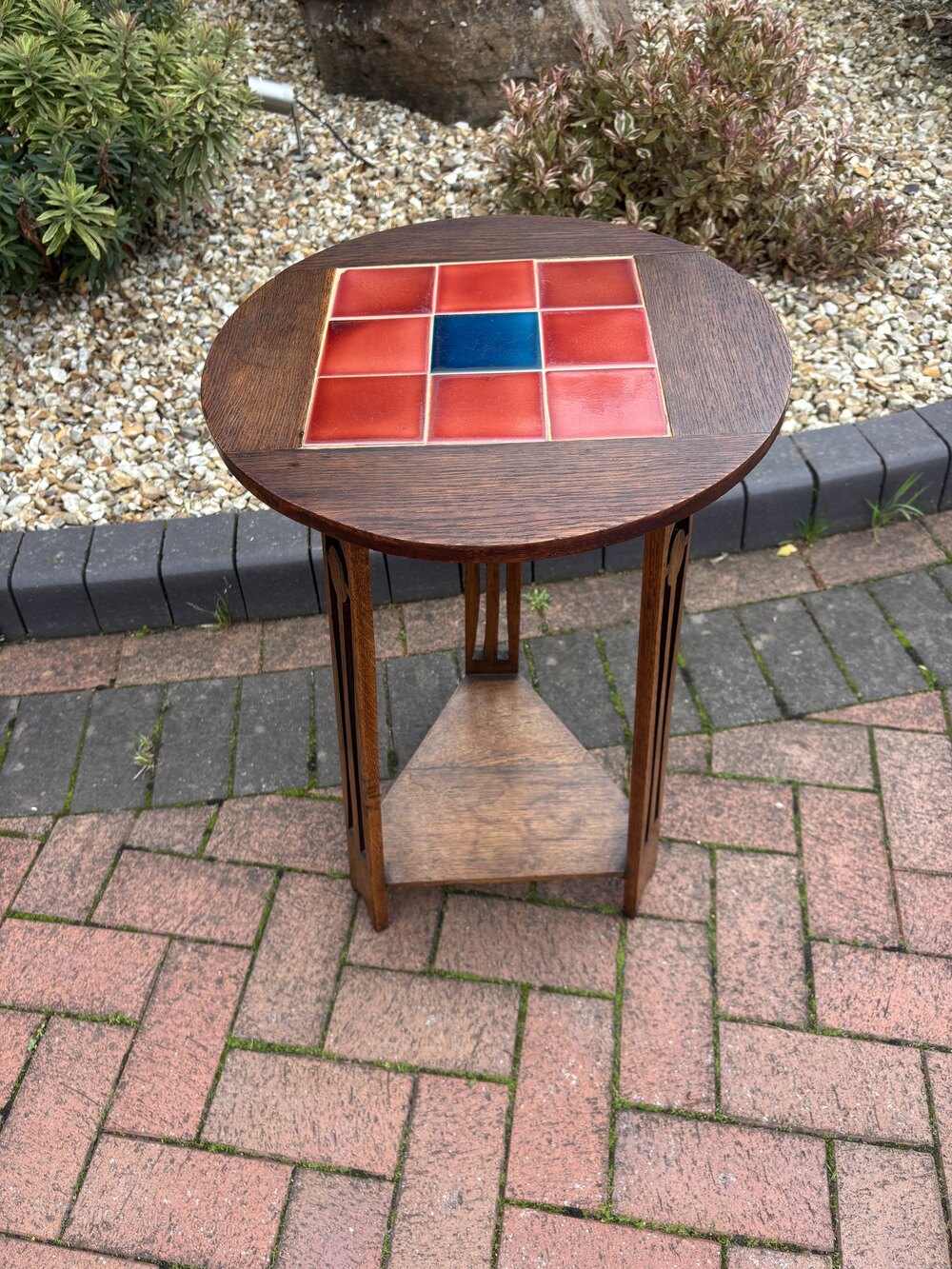 Liberty & Co Arts & Crafts Tile Top Plant Table as972a1226 / 10856 ...