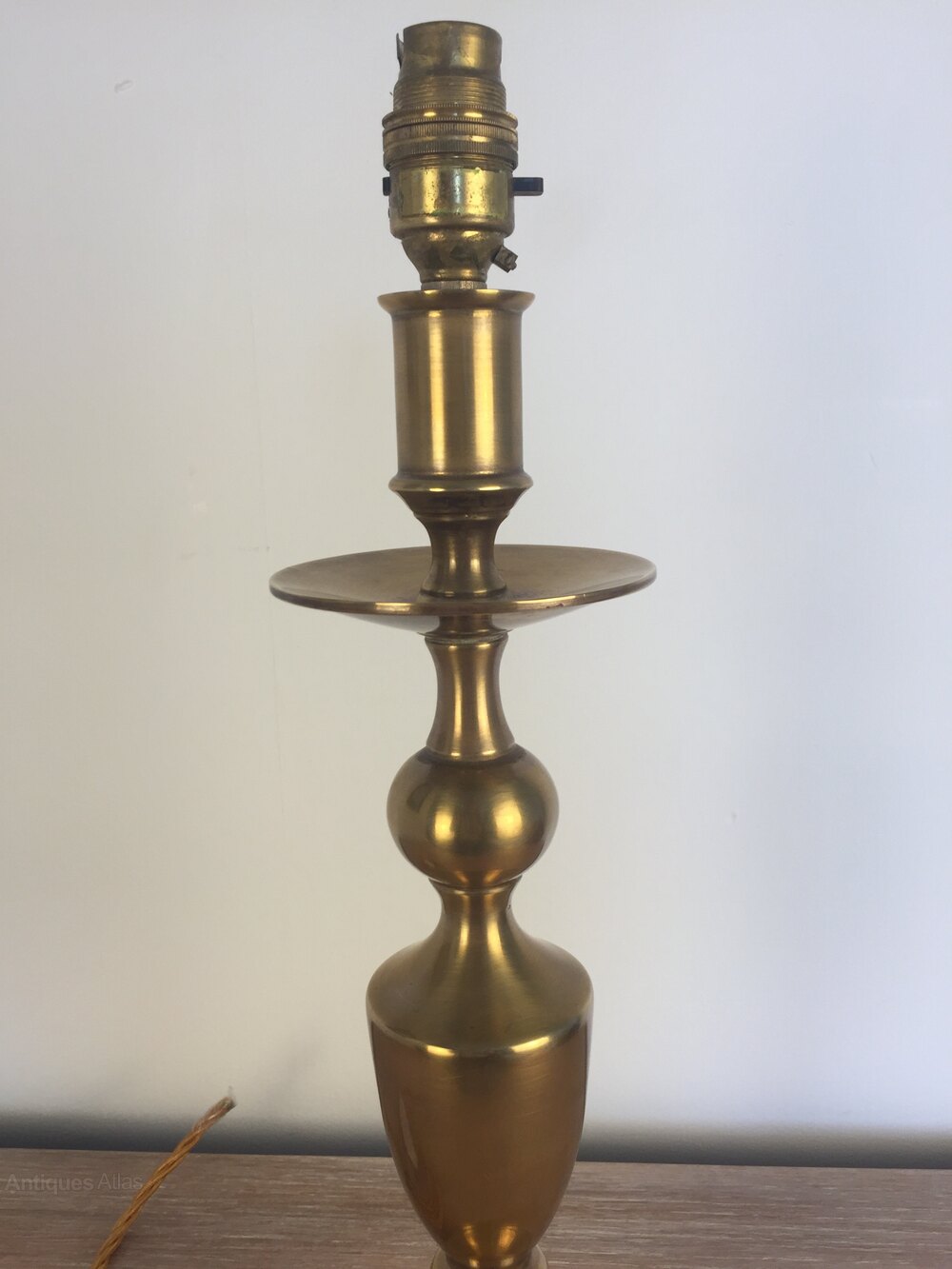 Antiques Atlas - Tall 18th Century Georgian Style Brass Table Lamp ...