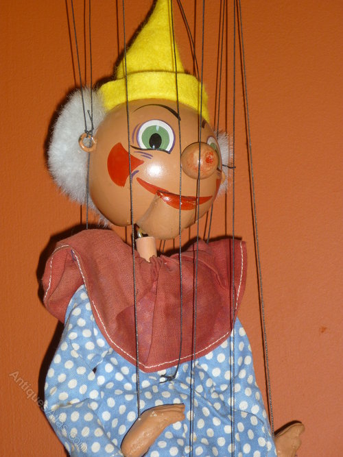 Antiques Atlas - Pelham Puppet, The Clown, Brown Box