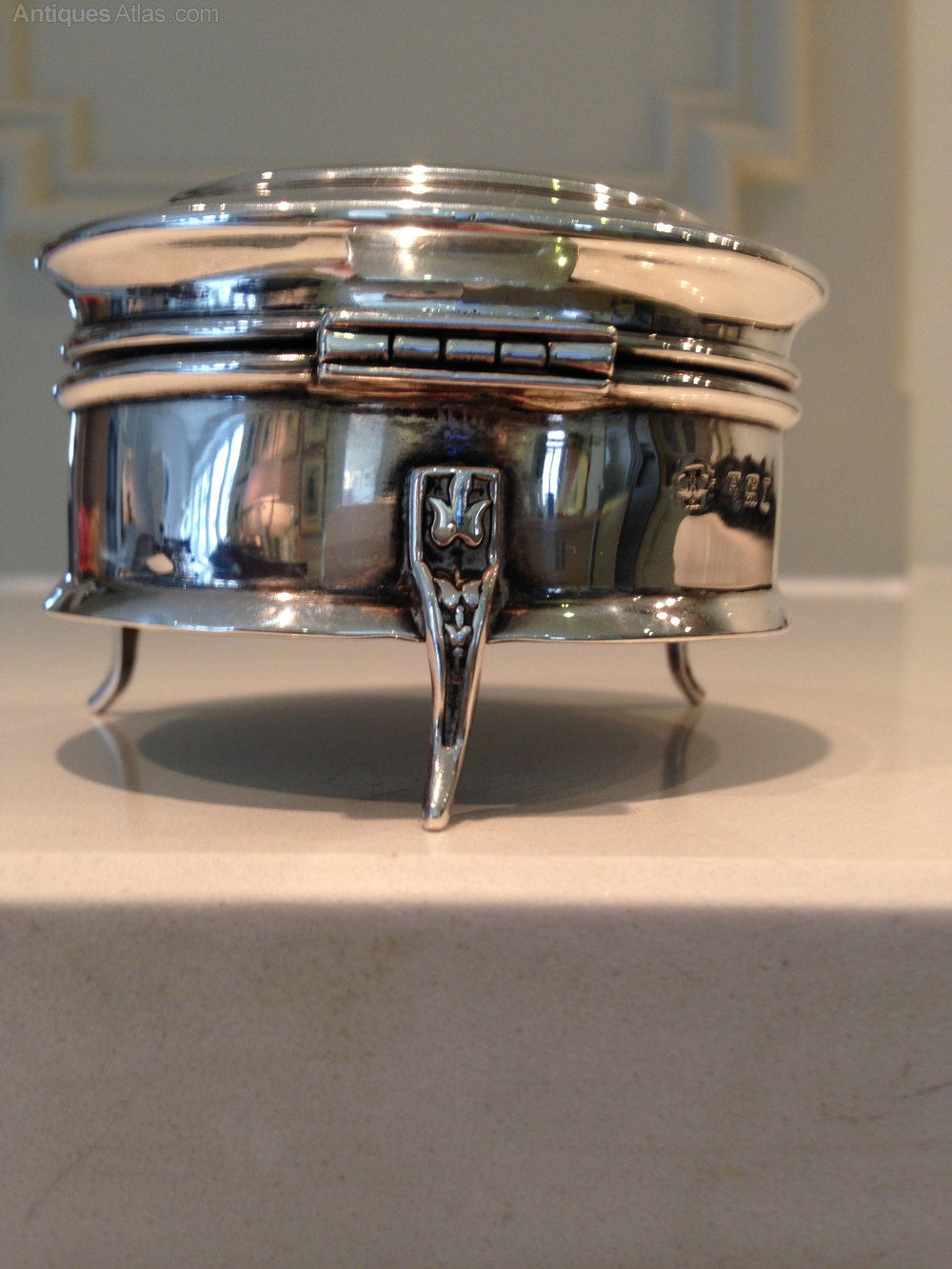 Antiques Atlas - Art Deco Silver Trinket Box