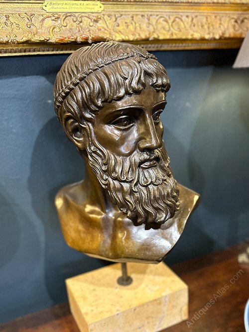 Antiques Atlas - Bronze Zeus Bust