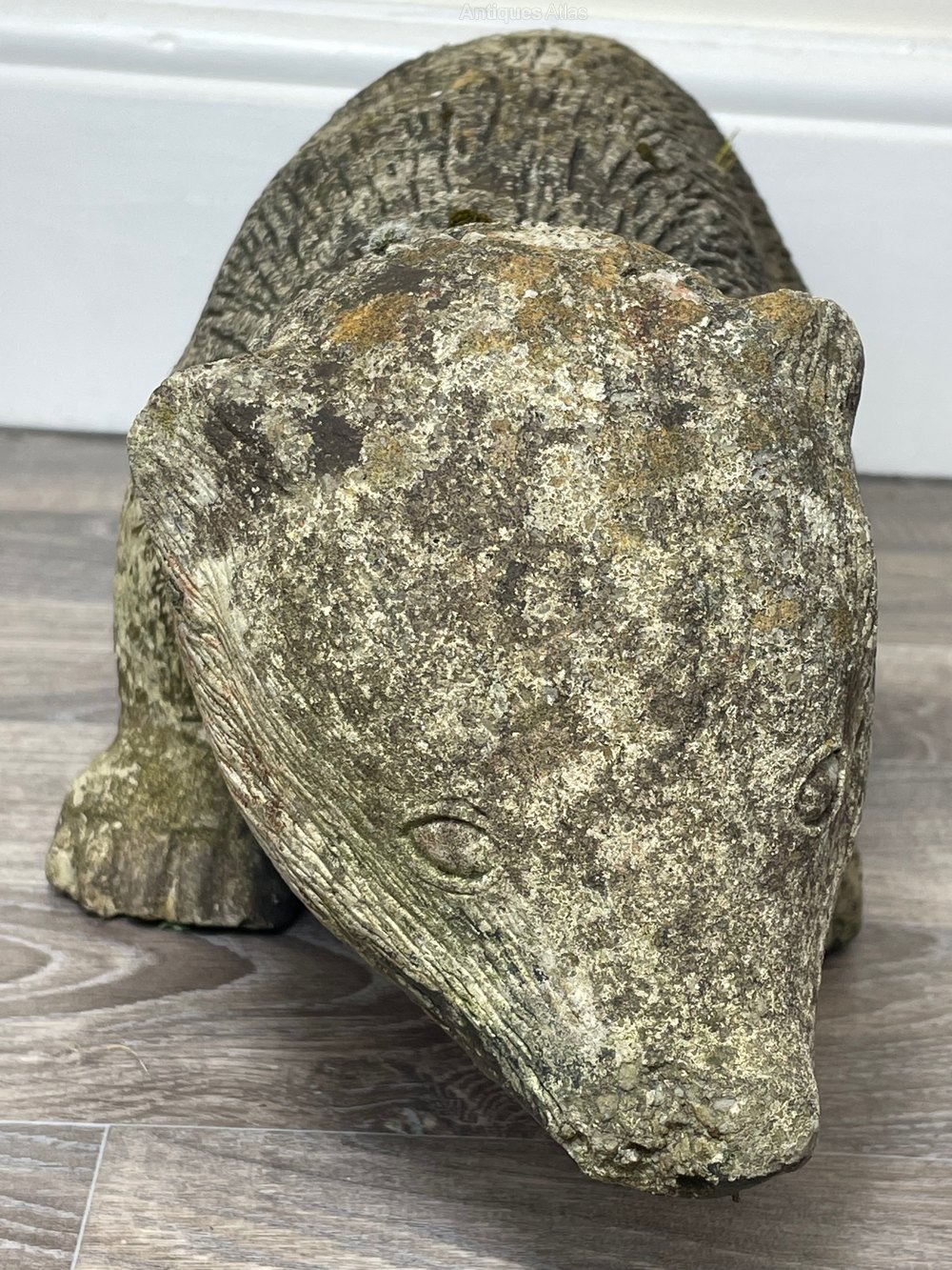 Antiques Atlas - 20th Century English Garden Stone Badger Statue