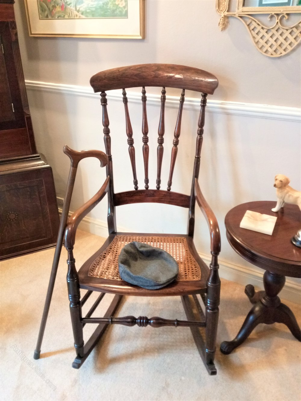 A Charming 19th Century Spindle Back Rocking Chair - Antiques Atlas