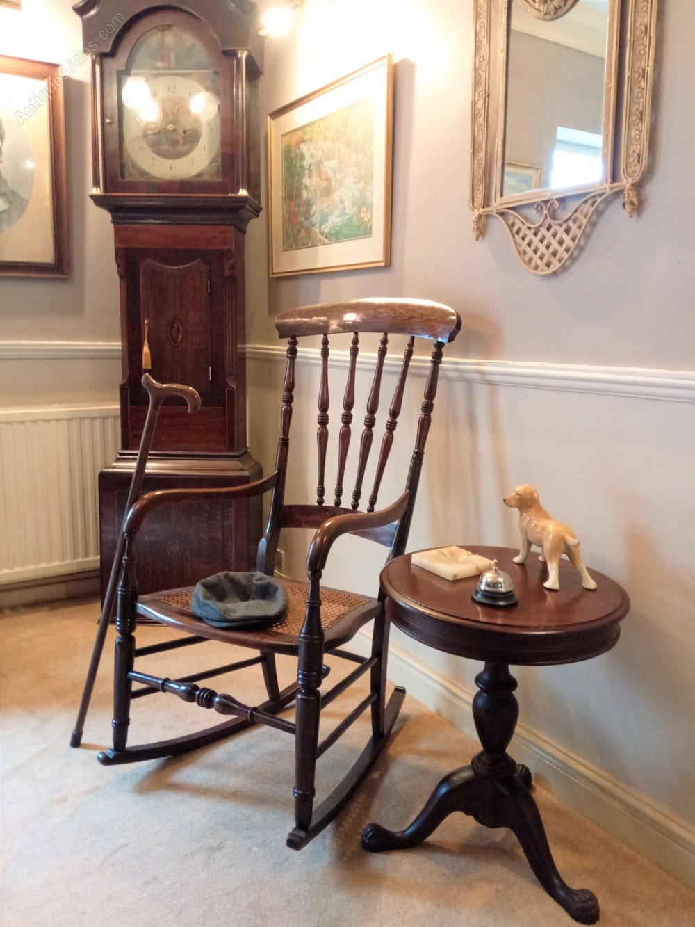 A Charming 19th Century Spindle Back Rocking Chair - Antiques Atlas