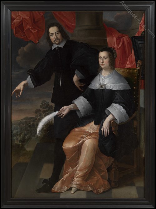 Antiques Atlas - Magnificent Double Portrait