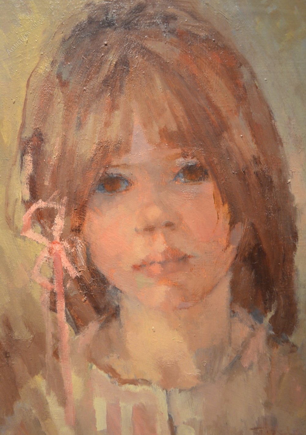 Antiques Atlas - Portrait Of Ruth By Yvonne Tocher 1920 - 2013