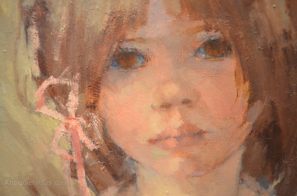 Antiques Atlas - Portrait Of Ruth By Yvonne Tocher 1920 - 2013
