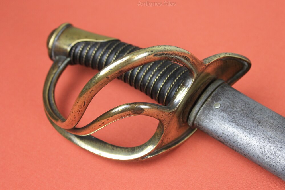 Antiques Atlas - Brass Hilted European Cavalry Troopers Sword as883a1021