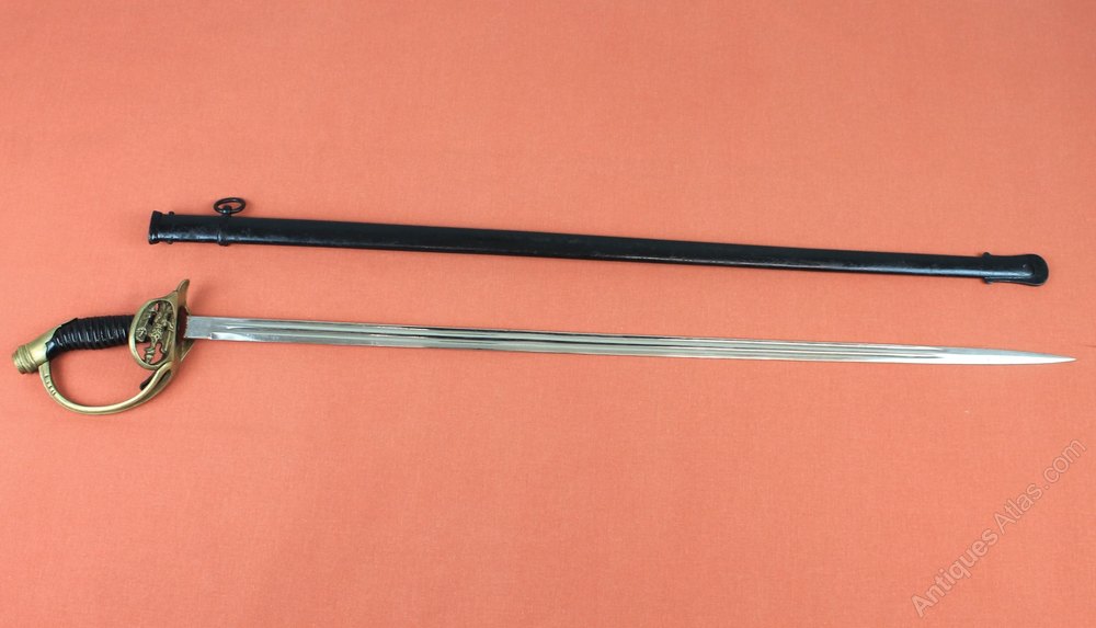 Antiques Atlas - WW1 German Infantry Officers Sword In Scabbard