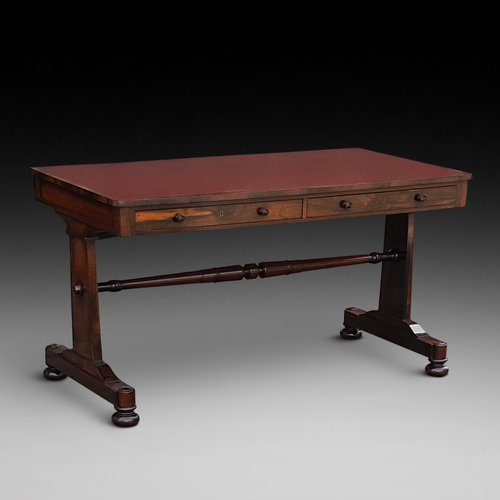 Regency Rosewood Library Table - Antiques Atlas