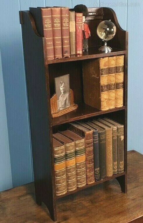 Bookcase Book Stand Bookshelf Victorian 1890 Pine - Antiques Atlas
