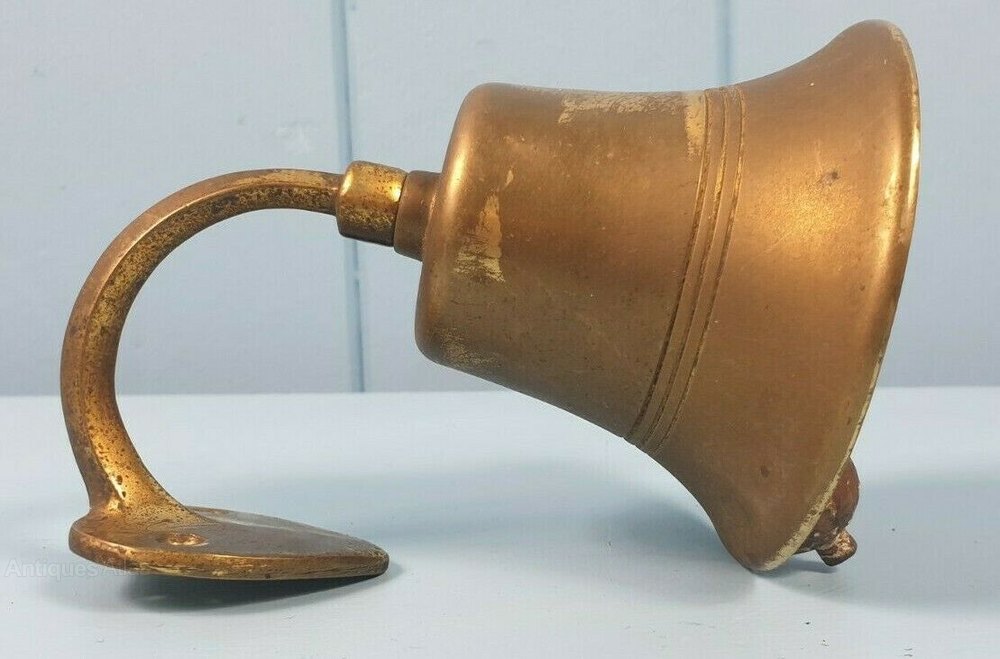 Antiques Atlas - DOOR BELL BRASS VICTORIAN MADE IN SCOTLAND 1880