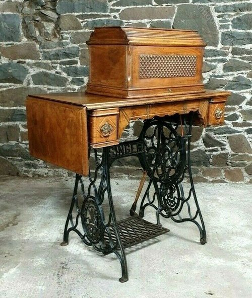 Sewing Machine Singer Antique 1895 Victorian - Antiques Atlas
