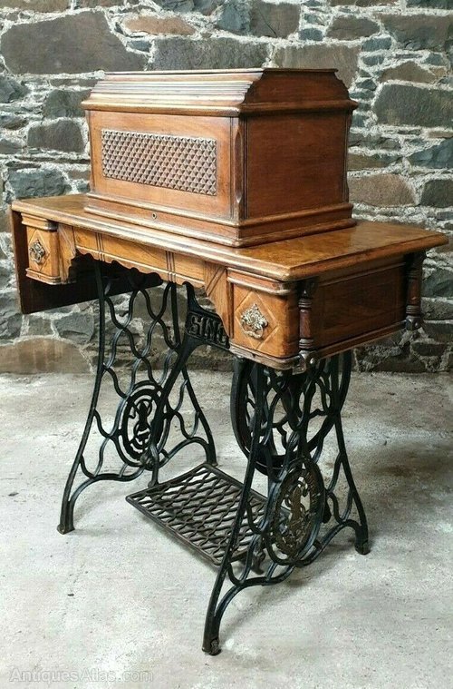 Sewing Machine Singer Antique 1895 Victorian - Antiques Atlas