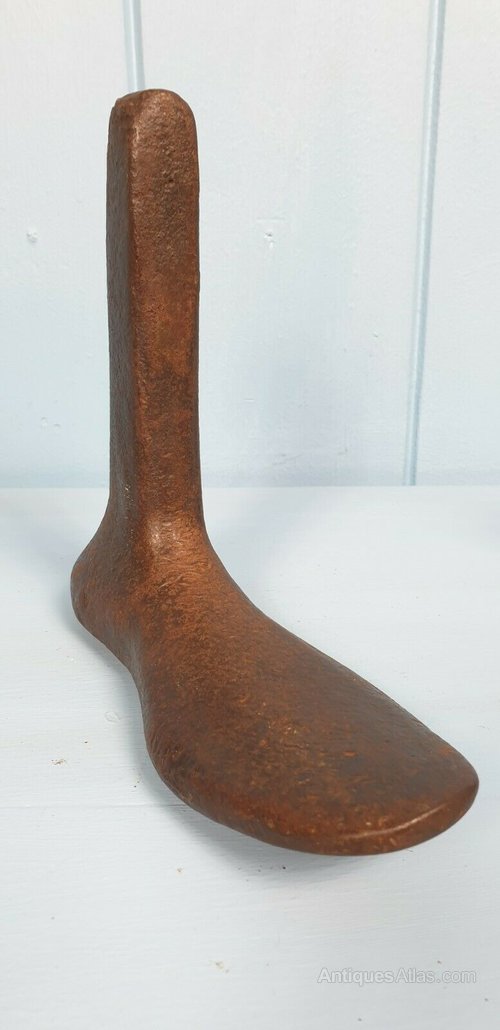 Antiques Atlas - Shoe Mould Trees Victorian Cobblers Cast Iron