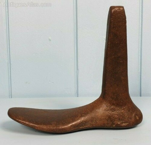 Antiques Atlas - Shoe Mould Trees Victorian Cobblers Cast Iron
