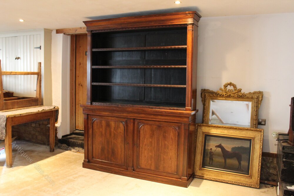 Bookcase Outstanding Regency Rosewood C1825 as274a2083 - Antiques Atlas