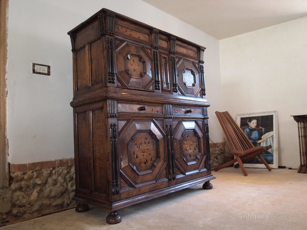 Cupboard Pantry Dresser Press Outstanding 17th C as274a590 - Antiques Atlas