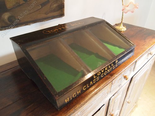 Display Case Haberdashery Advertising Shop C1920 as274a106 - Antiques Atlas