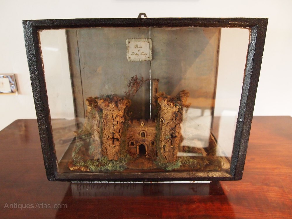 Antiques Atlas - Folk Art Victorian Cork Model Of Dudley Castle