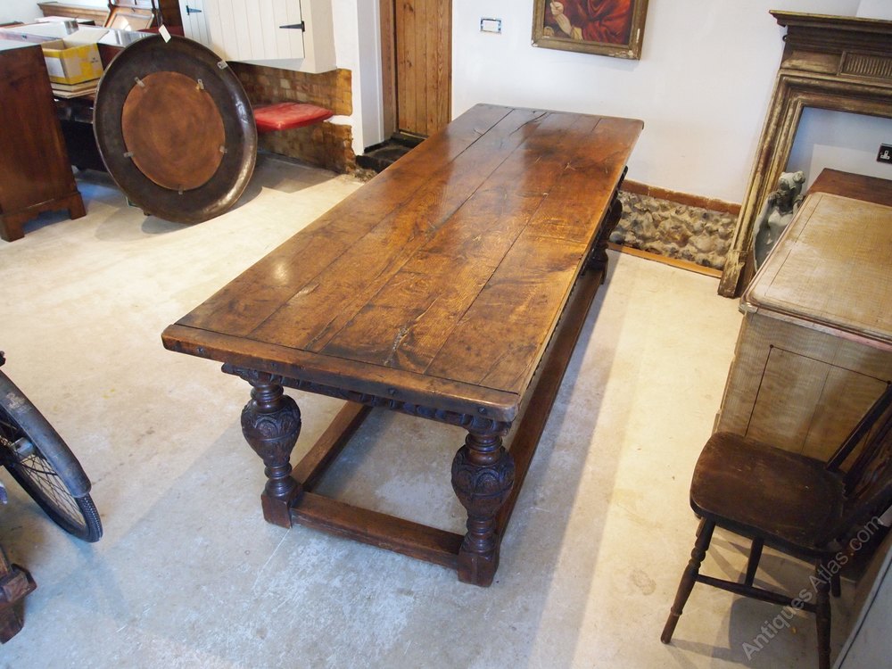 Table Outstanding Elizabethan Style Period Timbers - Antiques Atlas