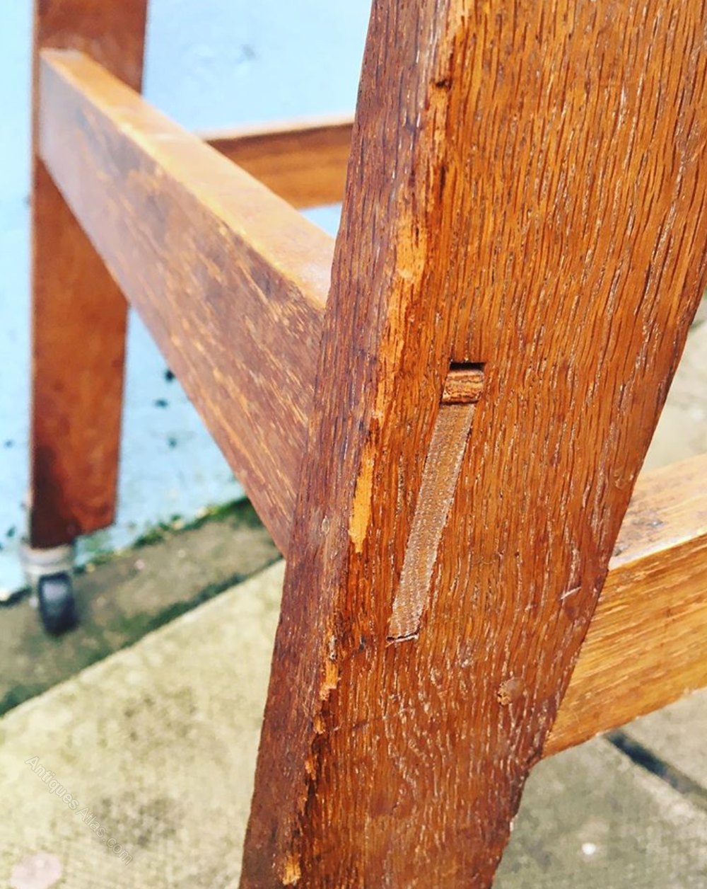 Early 20th Century Oak Library Steps as881a078 - Antiques Atlas