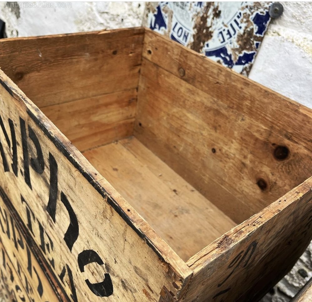 Antiques Atlas - Typhoo Tea Railway Wooden Crates C1920s