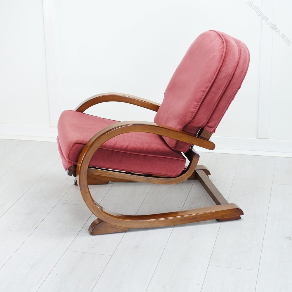 Art Deco Cantilever Famulus Armchair Heals 1930's - Antiques Atlas