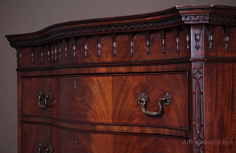 George III Style Mahogany Chest On Chest C.1930 - Antiques Atlas